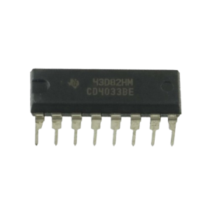 CD4033 Decade Counter With 7-Segment Decoder - All Mart